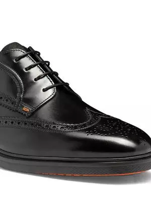 Santoni Easy Brogues - Black