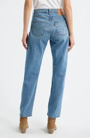 LEVI'S 501® Curve High-waist Straight-leg Jeans - Lucid Dream