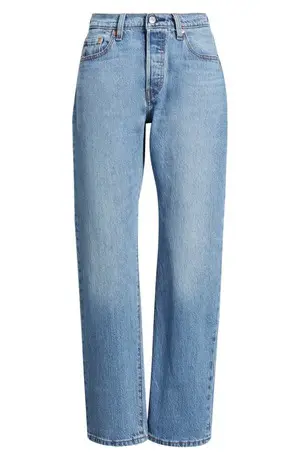 LEVI'S 501® Curve High-waist Straight-leg Jeans - Lucid Dream