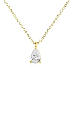 UNTAMED PETALS Elizabeth Crystal Pendant - Gold