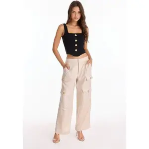 The Noli Shop Frill Pants For Women