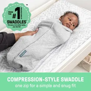 INGENUITY Swaddleme Compression Baby Swaddle Pod - I Heart You