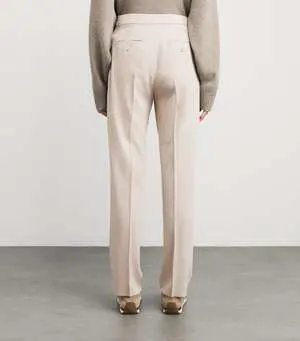 Max Mara Virgin Wool Sartoriale Straight Trousers