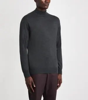 N.peal Cashmere-silk High-neck Sweater
