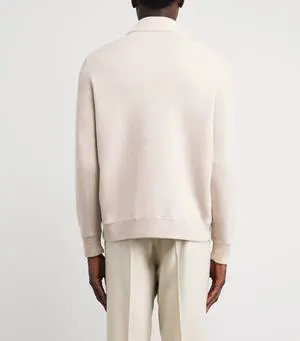 N.peal Suede-trim Cashmere Davos Jacket - Beige