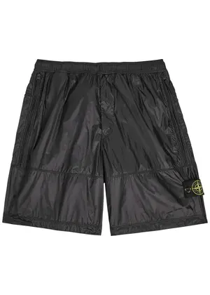 Stone Island Logo Shell Shorts