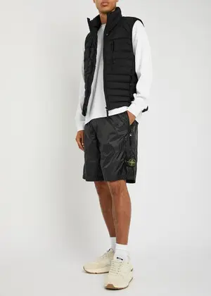 Stone Island Logo Shell Shorts
