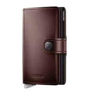 SECRID Secrid Dusk Leather Miniwallet Brown