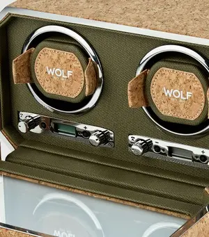 Wolf Cortiça Double Watch Winder