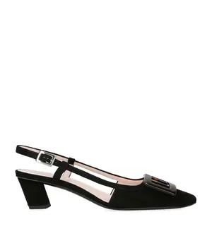 ROGER VIVIER Belle Vivier Slingback Pumps - Black