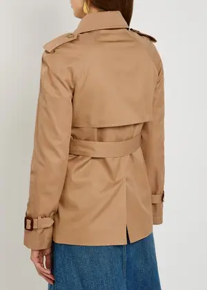 Chloé Double-breasted Cotton-twill Trench Jacket