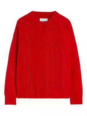 JIL SANDER Wool Crew Neck Sweater