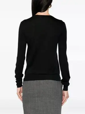 Saint Laurent Crew-neck Wool Top