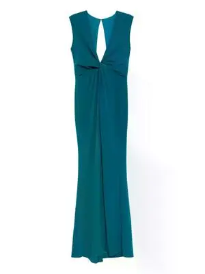 Amsale Draped-detail Dress
