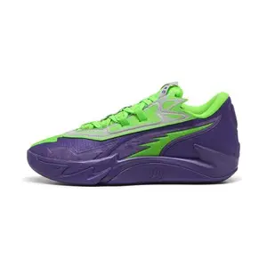 Green Purple Basketball Shoes For Men