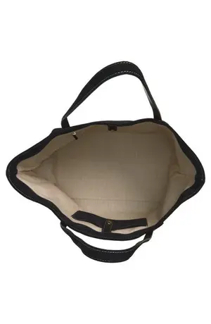 Little Liffner Mega Sprout Suede Tote - Black