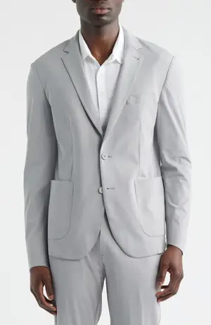Scott Barber Sono Travel Sport Coat - Silver