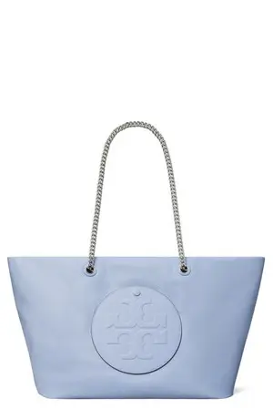 Tory Burch Ella Chain Zip Tote - Blue Dawn