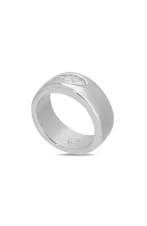 Ettika Treasure Marquise Cubic Zirconia Ring - Silver