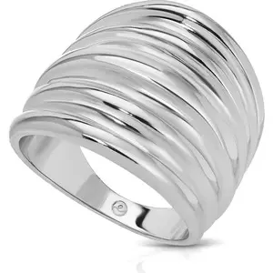 Ettika Silver Tone Rings