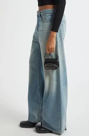 DIESEL® 1dr Leather Crossbody Bag