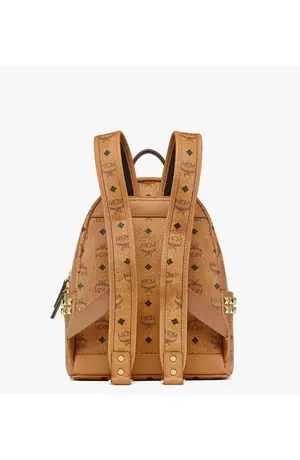 Mcm Small Stark Backpack In Visetos