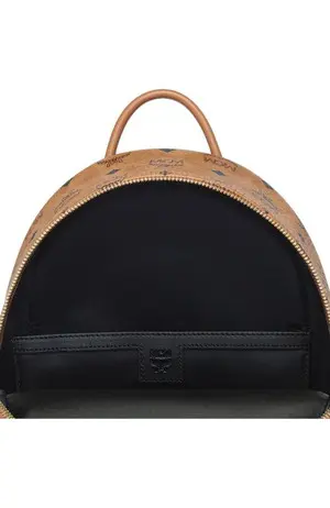 Mcm Small Stark Backpack In Visetos