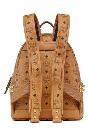 Mcm Small Stark Backpack In Visetos