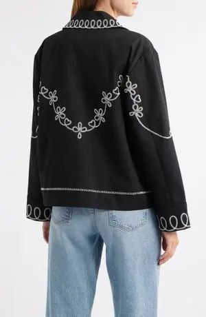 Rails Keaton Embroidered Cotton Jacket