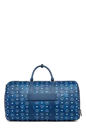 Mcm Large Ottomar Weekender Bag In Visetos
