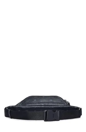 Mcm Small Fursten Belt Bag In Visetos - Black
