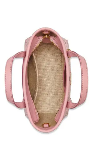 Mcm X-mini Toni Top-zip Shopper In Visetos - Pink