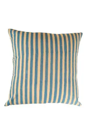 NINÉH Oh! Stripes Block Print Pillowcover Only - Blue