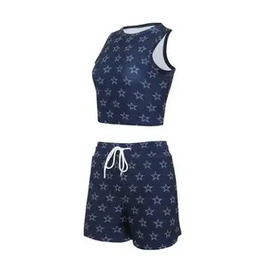 CONCEPTS SPORT Dallas Cowboys Sleep Set - Navy
