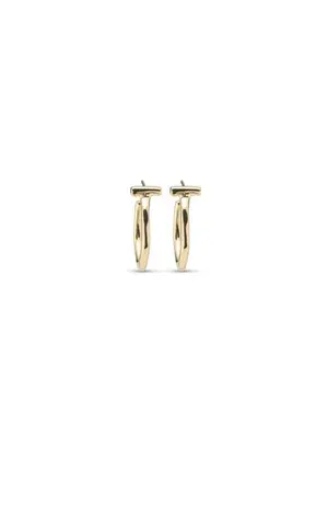 UNODE50 Round Earrings Pen0687 - Gold
