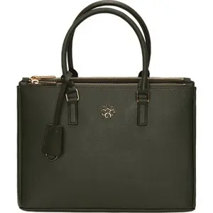 Gorski Top Handle Leather Crossbody Bag - Olive