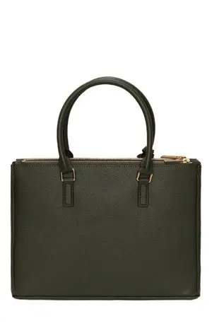 Gorski Top Handle Leather Crossbody Bag - Olive