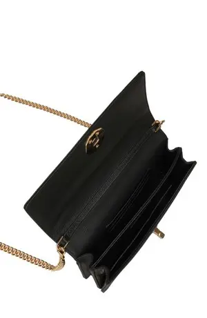 Gorski Top Handle Leather Crossbody Bag