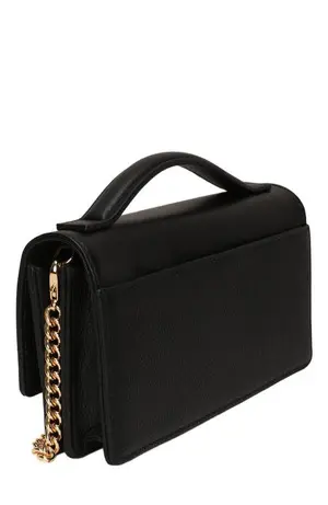 Gorski Top Handle Leather Crossbody Bag