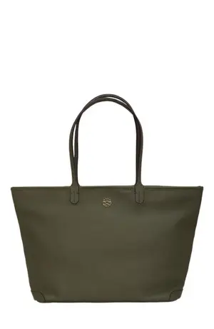 Gorski Leather Tote - Olive