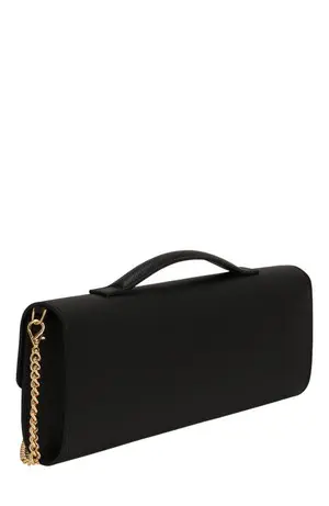 Gorski Top Handle Leather Crossbody Bag