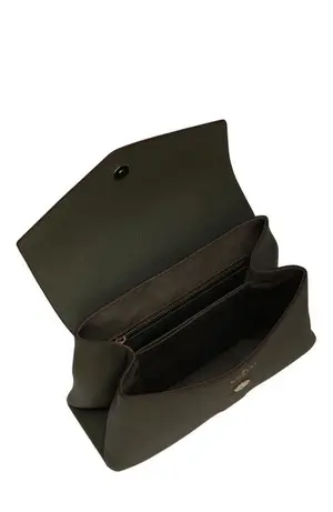 Gorski Top Handle Leather Crossbody Bag - Olive