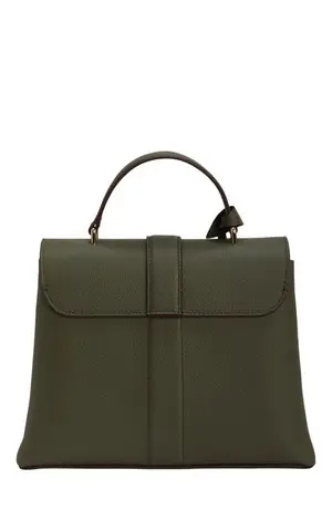 Gorski Top Handle Leather Crossbody Bag - Olive
