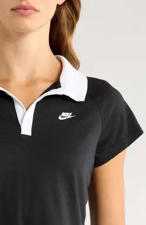 Nike Sportswear Retro Polo - Black/white/sail