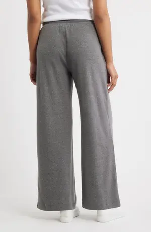 CITY BLUES Seamed Drawstring Lounge Pants - Gray