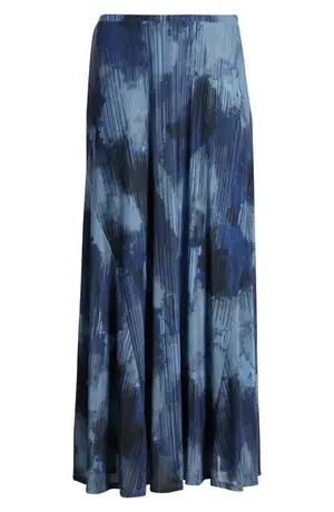 CITY BLUES Belle Maxi Skirt - Navy Multi