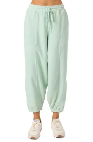 O'Neill Wavelength Crop Terry Joggers - Seafoam