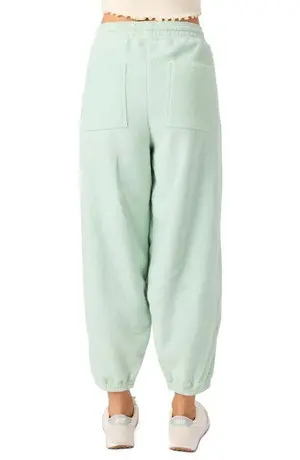 O'Neill Wavelength Crop Terry Joggers - Seafoam