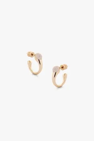 TUTTI Oceanic Hoop Earrings - Gold