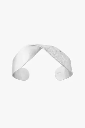 TUTTI Praise Twisted Bangle - Silver